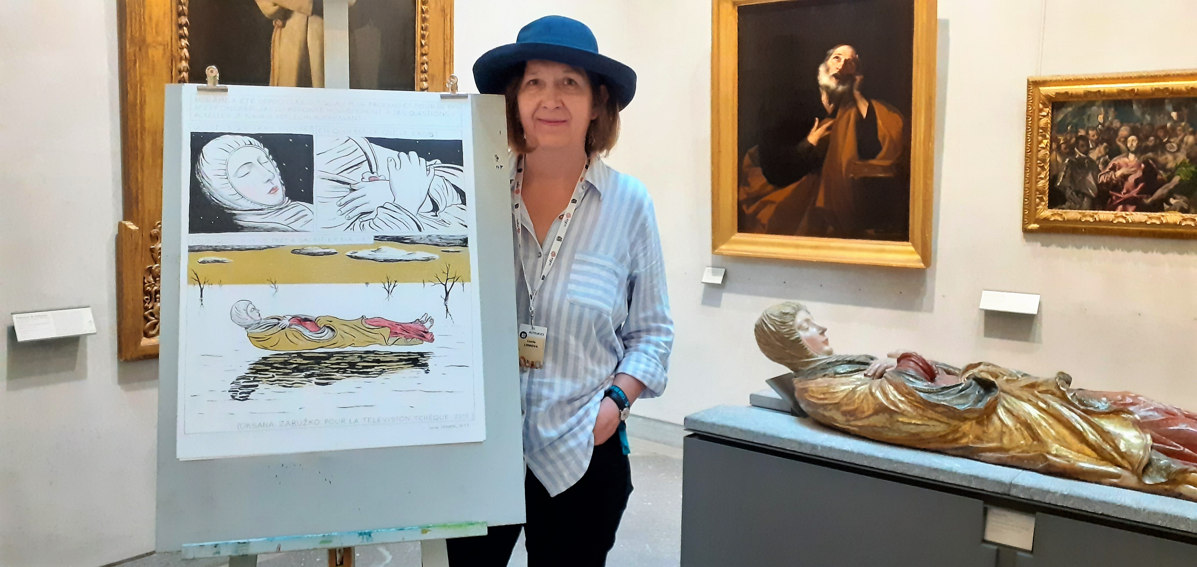 Le musée dessiné de Lucie Lomová pour Lyon BD 2023 [INTERVIEW] - ActuaBD