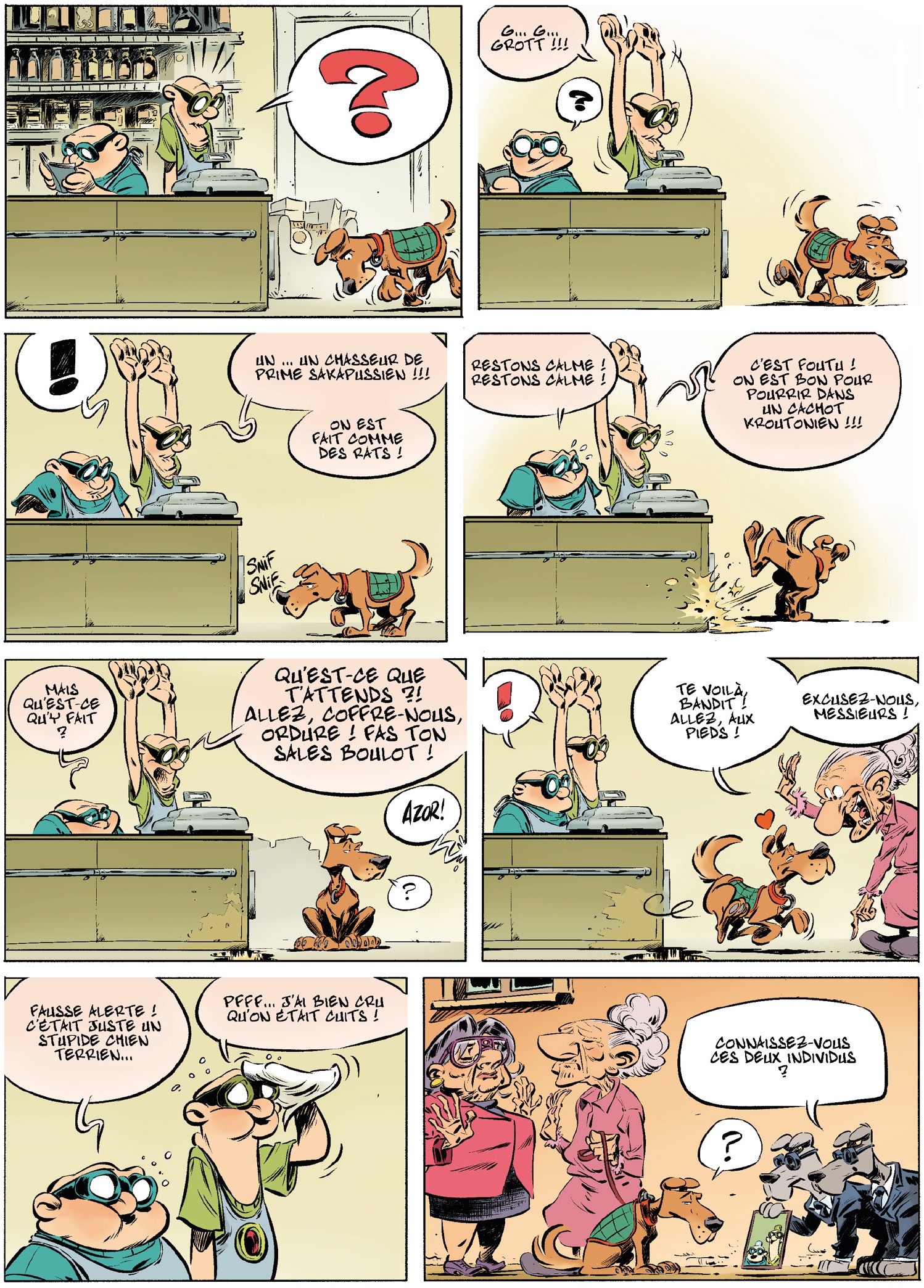 Grott & Brott, T. 1 : Nous venons en pet - Par Janry, Gihef (...) - ActuaBD