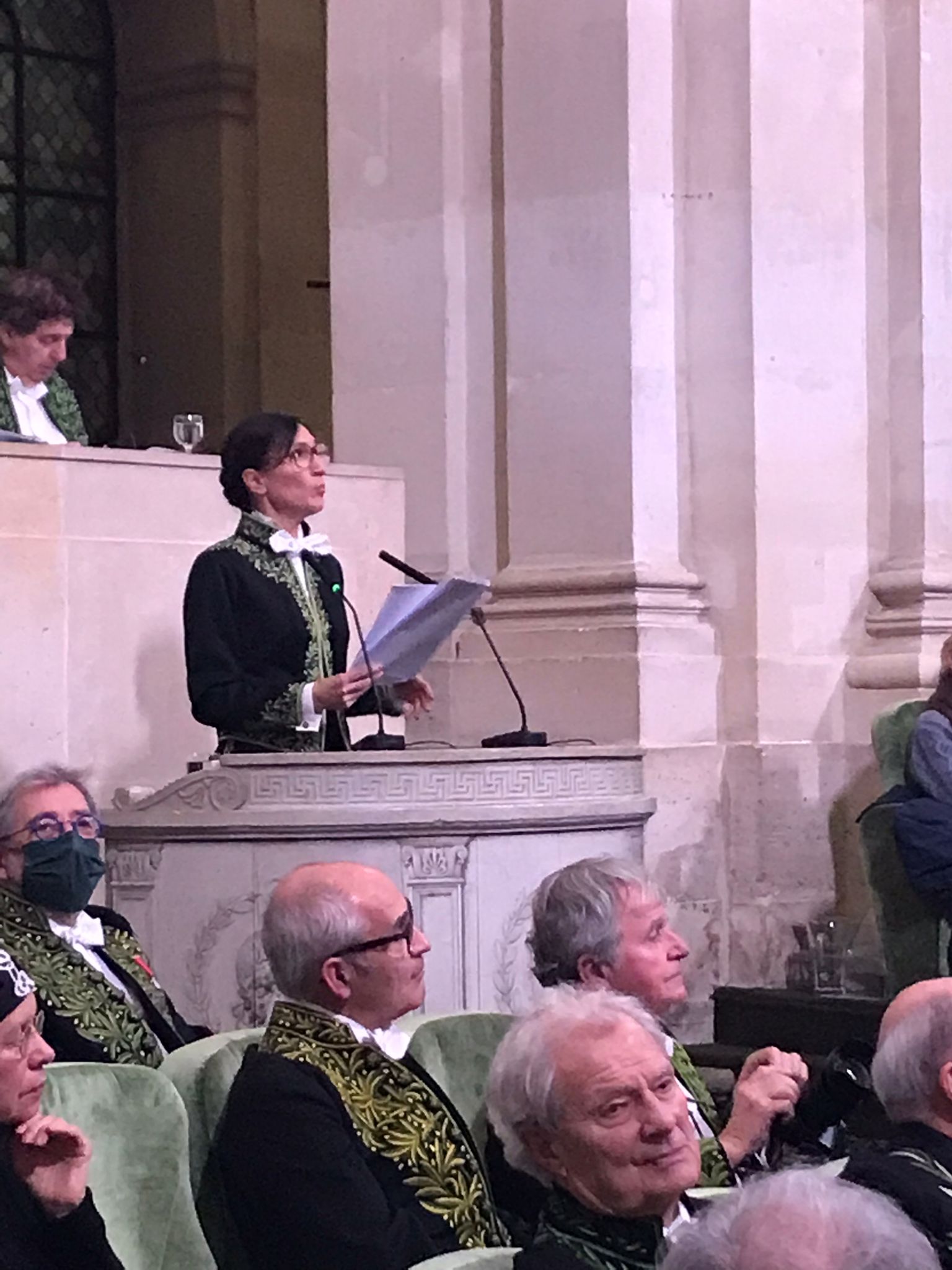 Catherine Meurisse sous la Coupole de l’Institut de France - ActuaBD