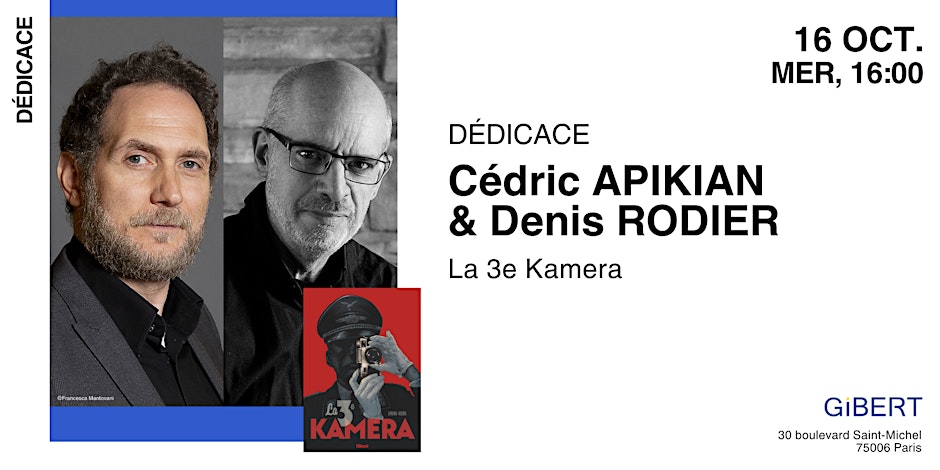 Gibert dédicace : Cédric Apikian & Denis Rodier (Paris) - ActuaBD