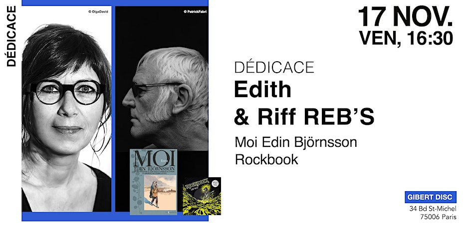 Edith et Riff Reb’s en dédicace à Paris chez Gibert Disc (Paris ...
