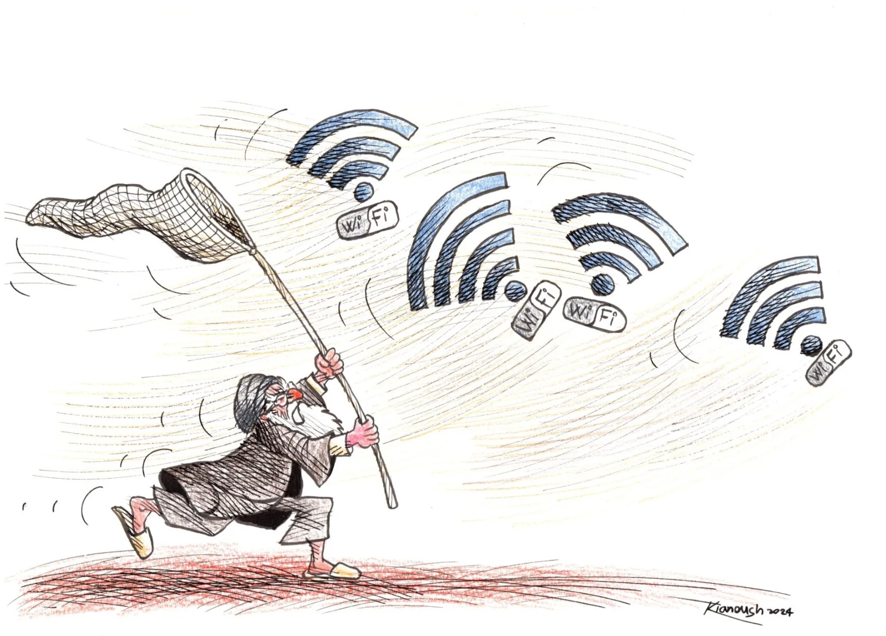 Le caricaturiste Kianoush Ramezani, figure iranienne de la (...) - ActuaBD