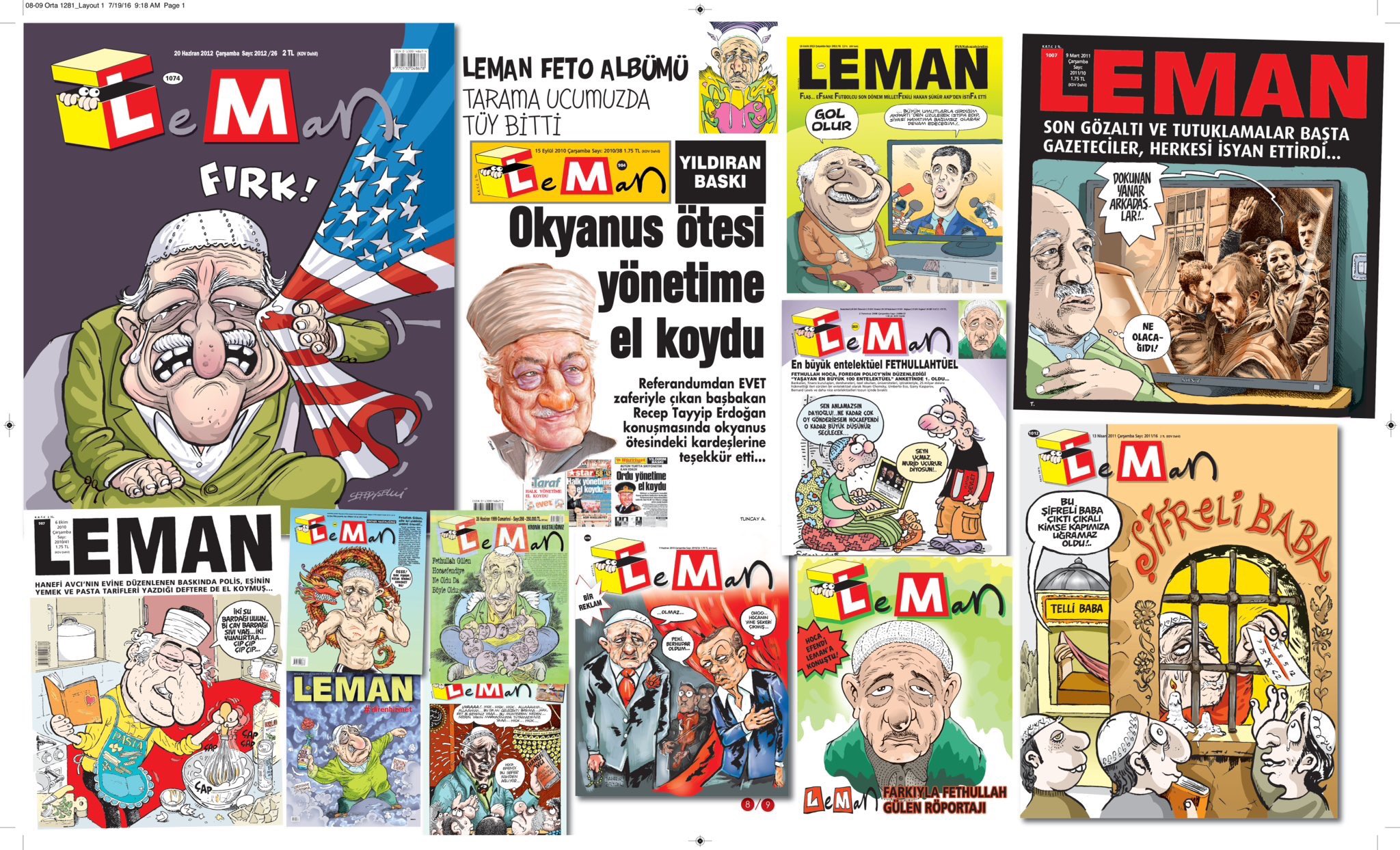 Turquie : la répression touche le magazine satirique LeMan - ActuaBD