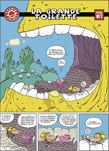 Samson et Néon, T7 : Cosmik Comics - Par Tebo - Glénat - ActuaBD