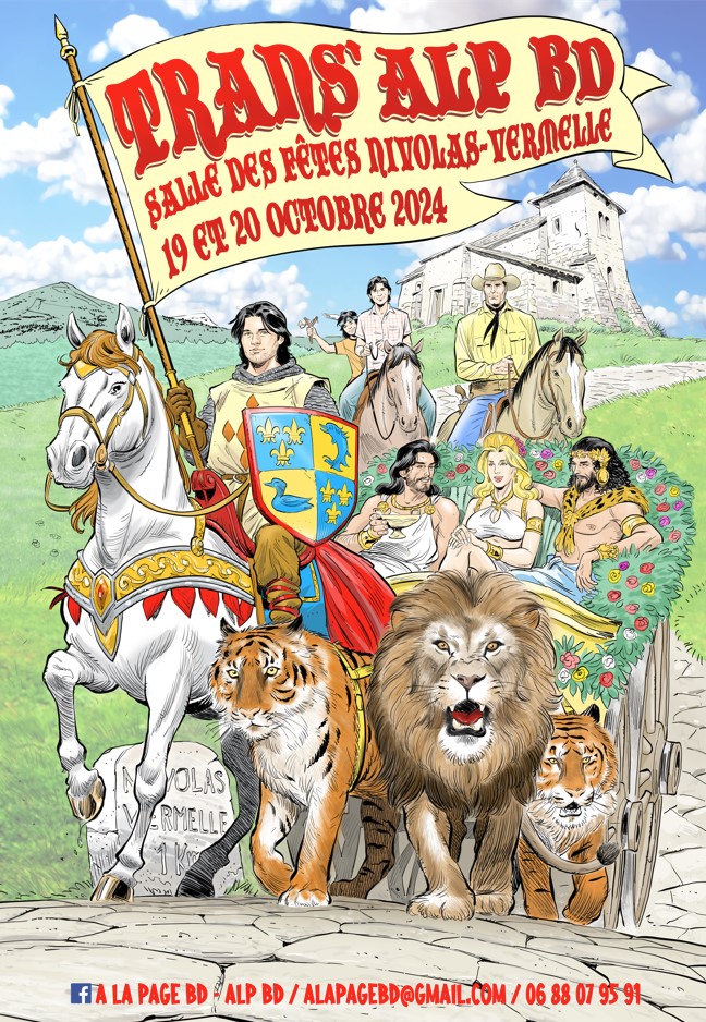Trans’Alp BD Édition 2024 - Nivolas Vermelle (38) - ActuaBD
