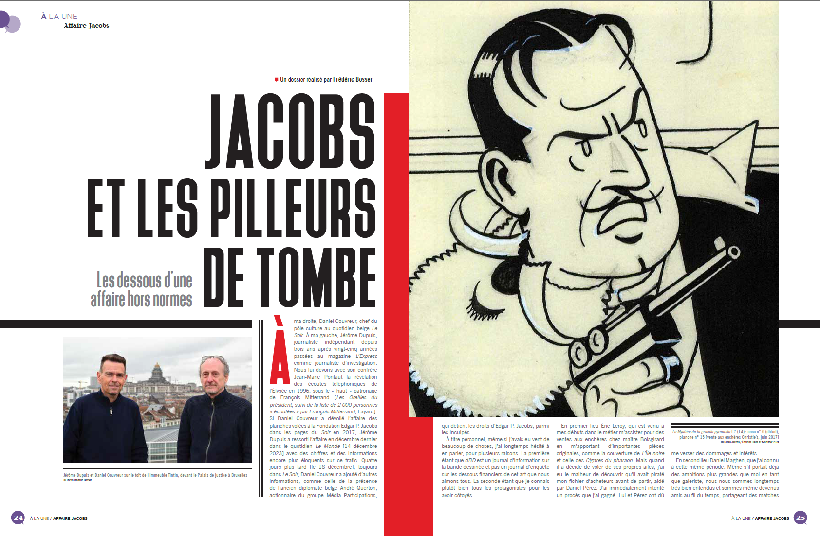 Jacobs et les pilleurs de tombe, l’étrange numéro de dBD - ActuaBD