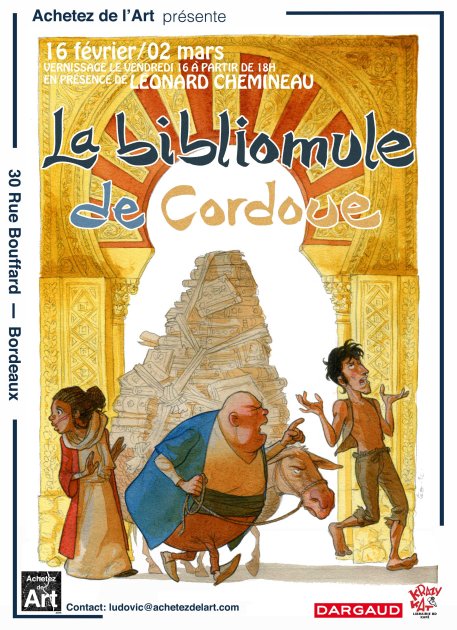 Exposition "La bibliomule de Cordoue" de Léonard Chemineau chez ...