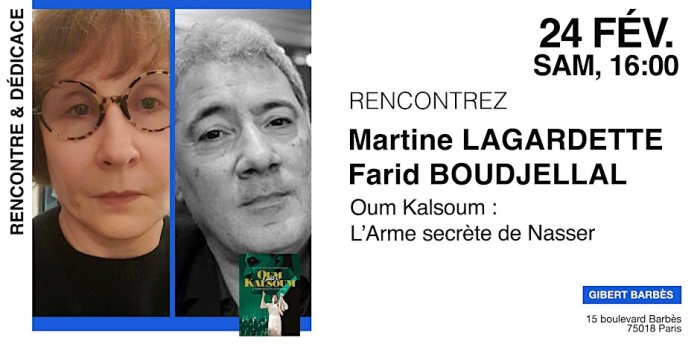 Martine Lagardette et Farid Boudjellal chez Gibert Barbès (...) - ActuaBD
