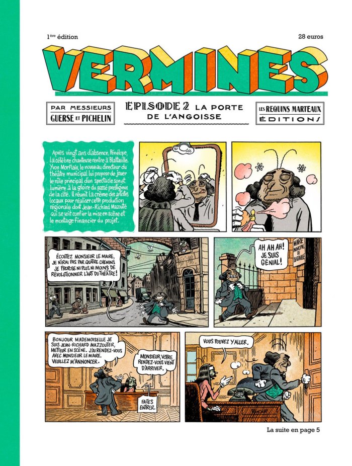 Le grand retour de "Vermines" de Marc Pichelin et Guillaume (...) - ActuaBD