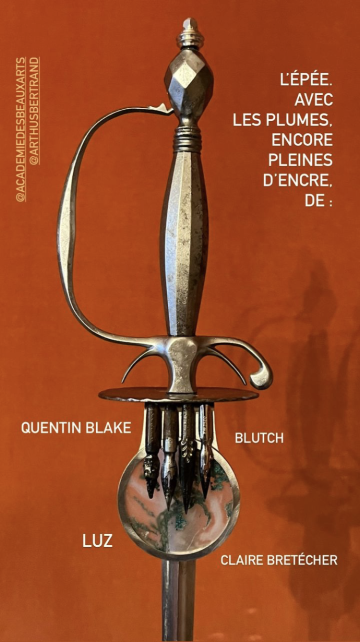 Catherine Meurisse sous la Coupole de l’Institut de France - ActuaBD