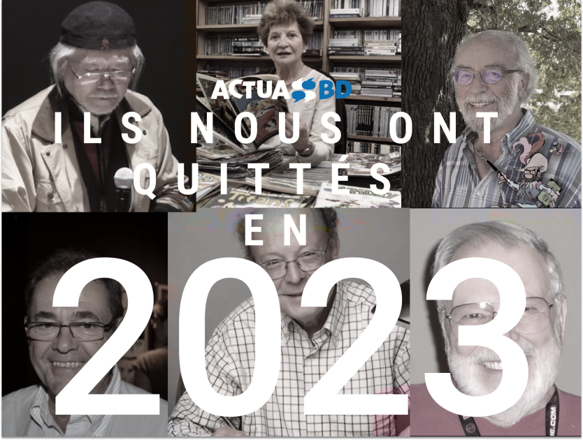 Bande dessinée : ils nous ont quittés en 2023 - ActuaBD