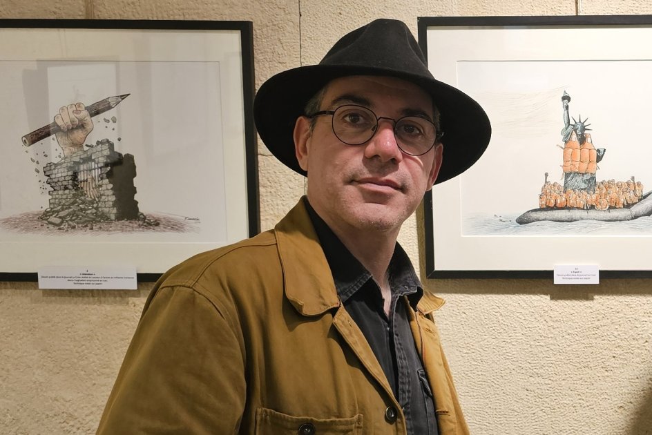 Le caricaturiste Kianoush Ramezani, figure iranienne de la (...) - ActuaBD